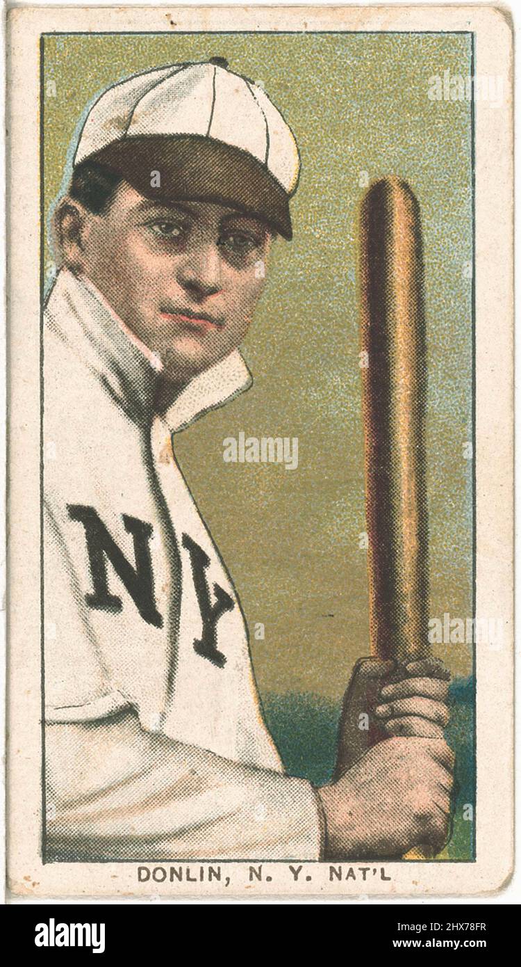Vintage baseball player card artwork Stock Photo - Alamy