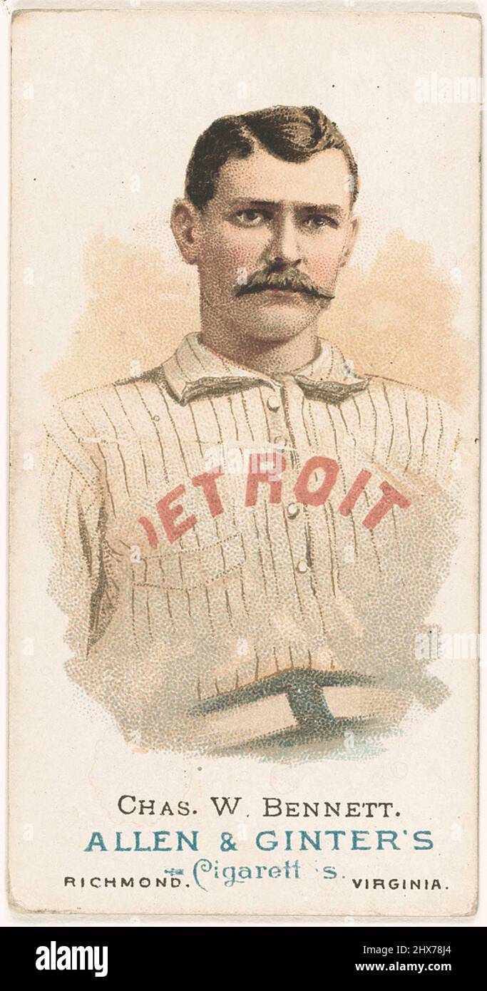 Vintage baseball player card artwork Stock Photo - Alamy