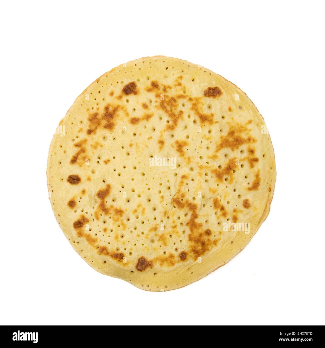 Pancake top view Cut Out Stock Images & Pictures - Alamy