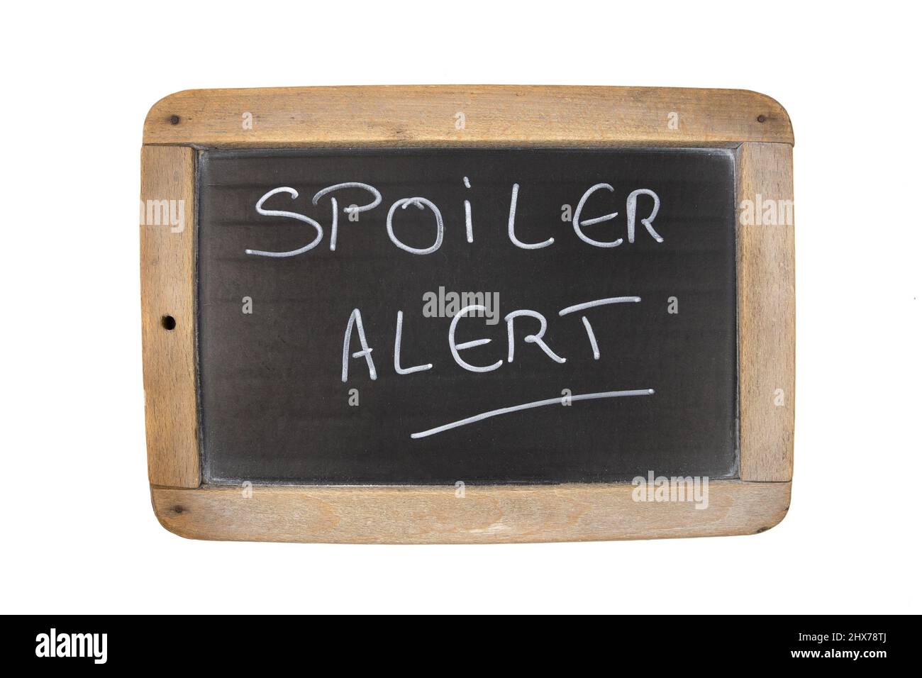 Spoiler alert hi-res stock photography and images - Alamy