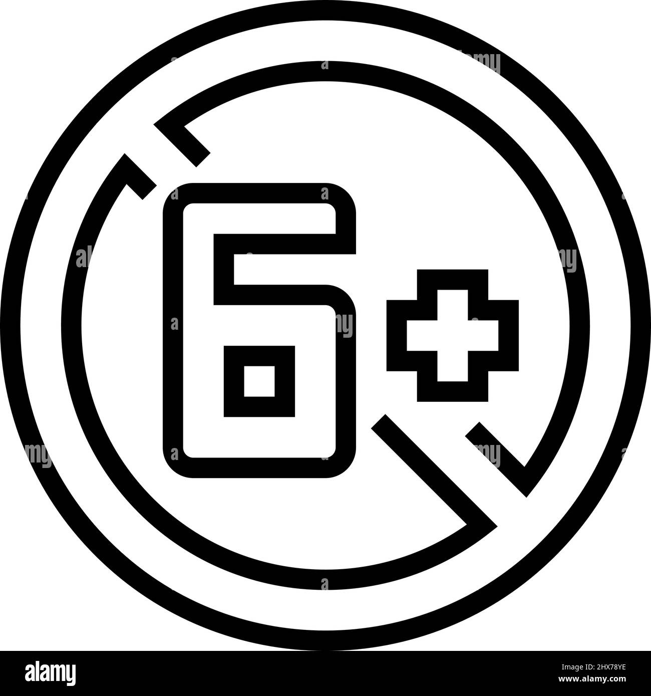 Bar age sign Stock Vector Images - Alamy