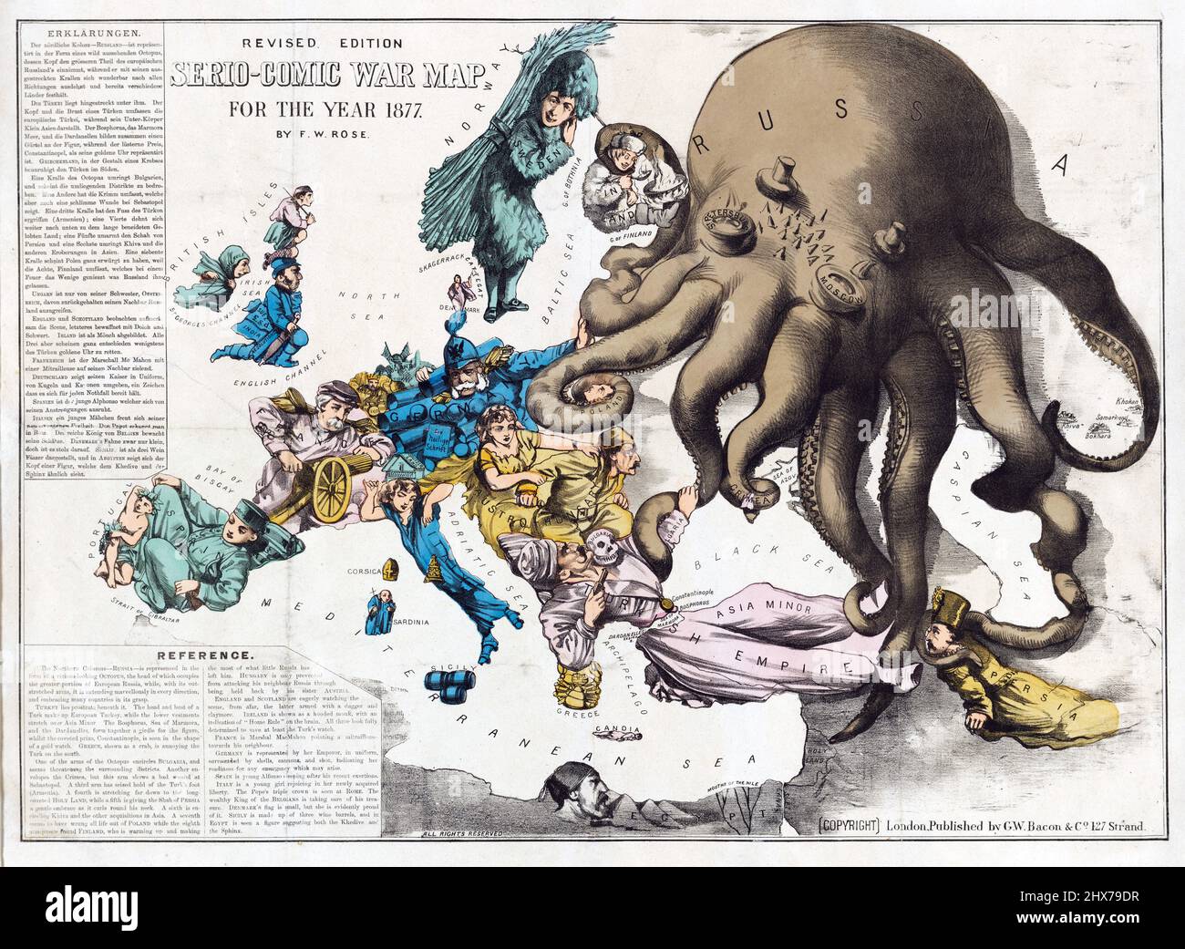 Serio comic war map of europe hi-res stock photography and images - Alamy