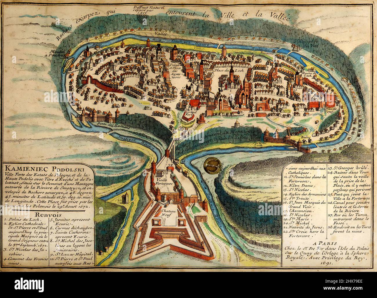 1691 map hi-res stock photography and images - Alamy