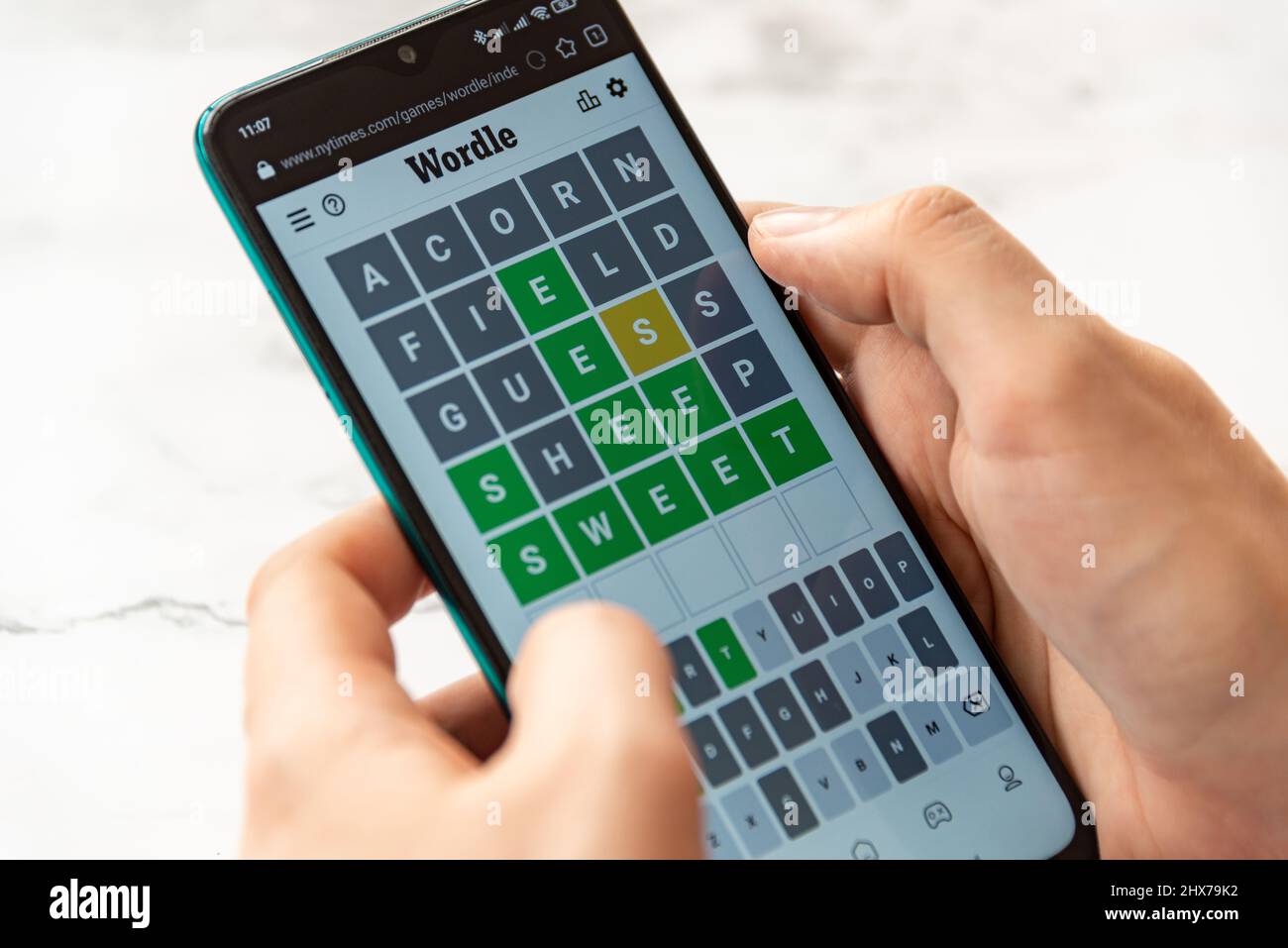 Wordle fun game hi-res stock photography and images - Alamy