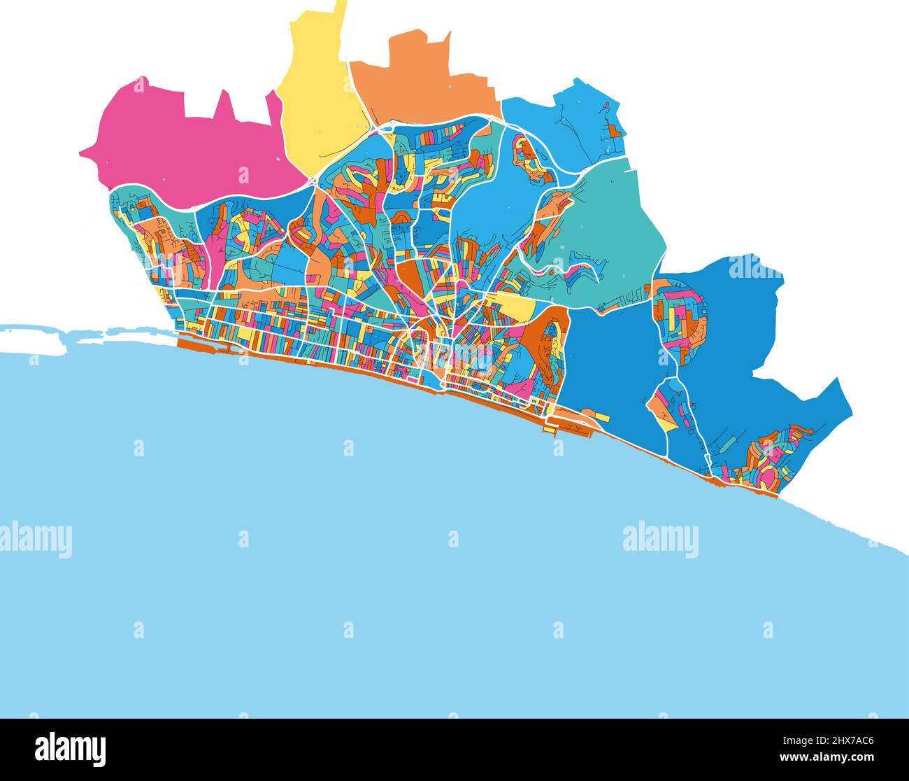 BrightonandHove, South East England, England colorful high resolution ...