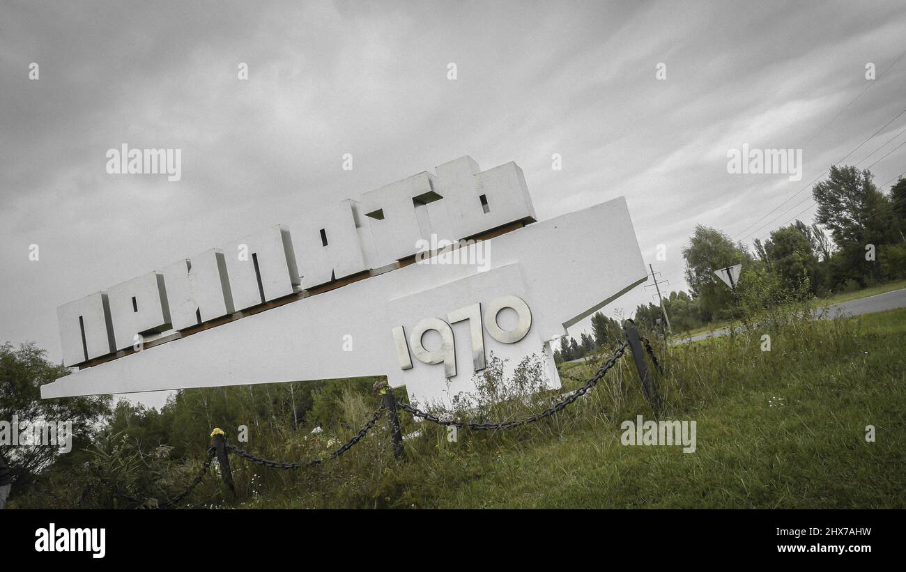 Pripyat sign hi-res stock photography and images - Alamy