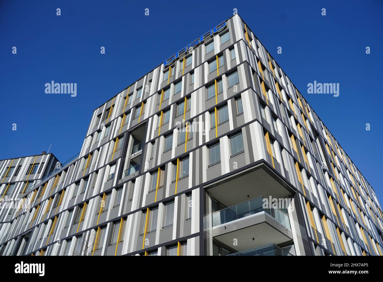 Berlin, Germany. 10th Mar, 2022. View of the new headquarters of the ...