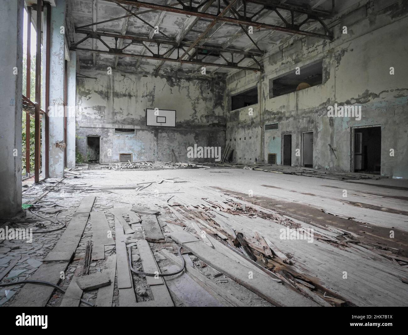 Abandoned house interior in chernobyl hi-res stock photography and ...