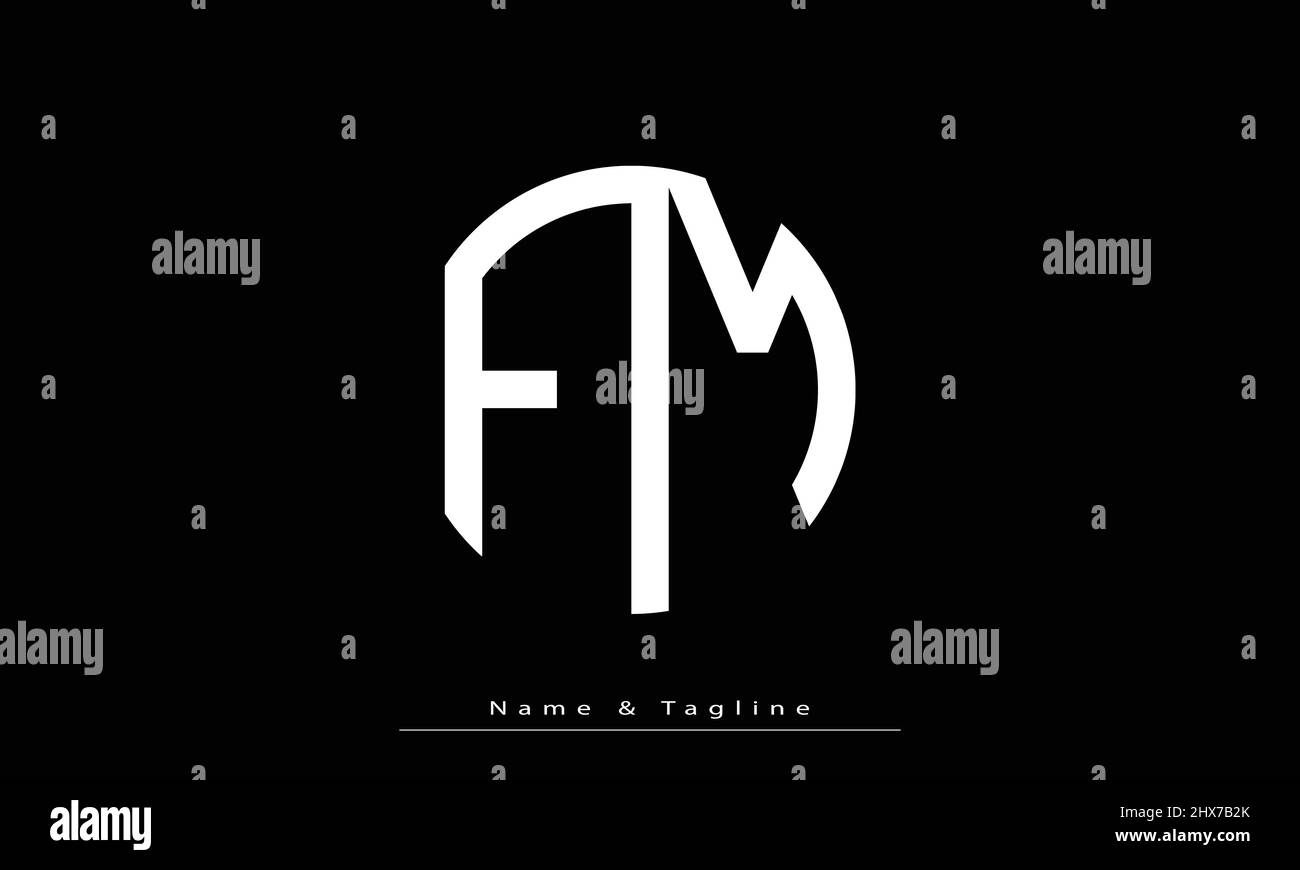 Fm letters Black and White Stock Photos & Images - Alamy