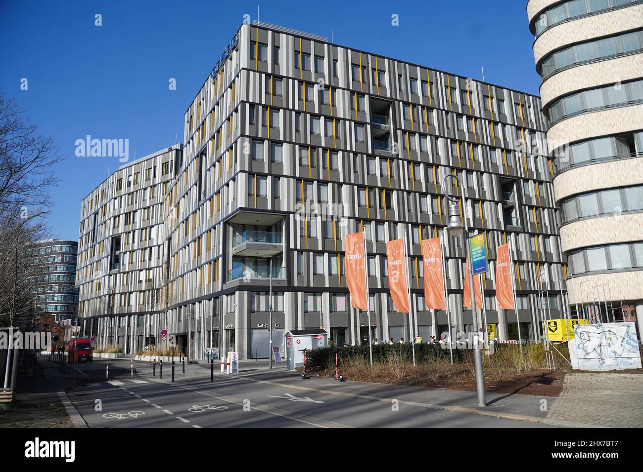 Berlin, Germany. 10th Mar, 2022. View of the new headquarters of the ...