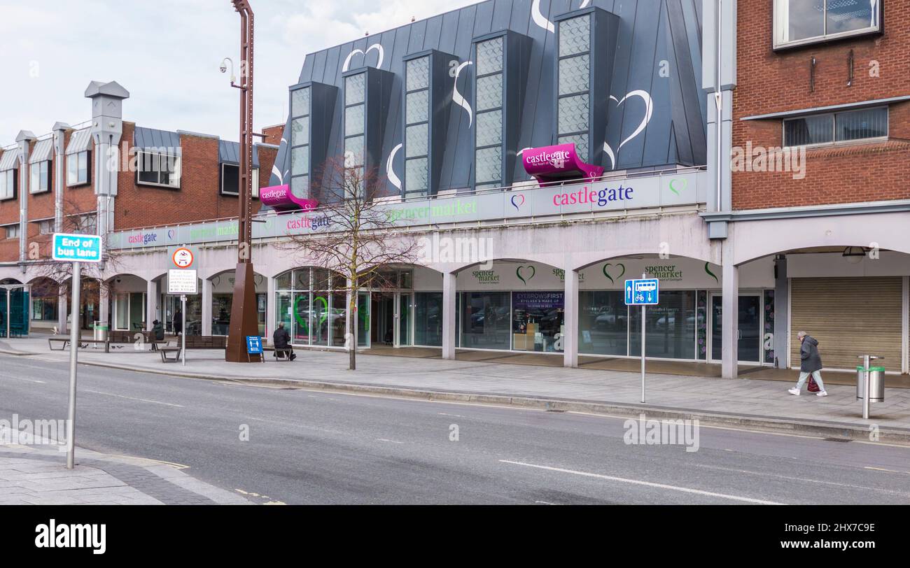 Castle Centre in High Street ,Stockton on Tees,England,UK which is set ...
