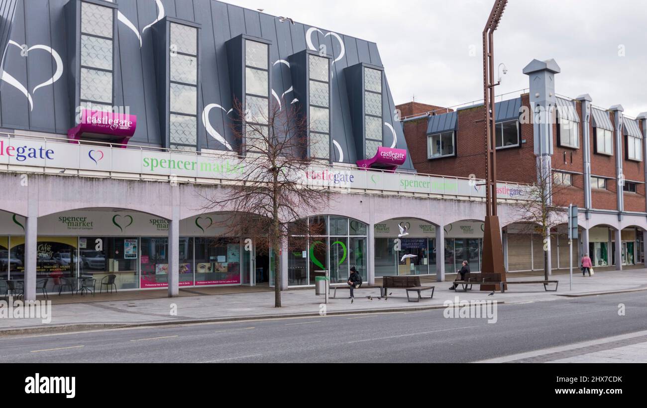 Castle Centre in High Street ,Stockton on Tees,England,UK which is set ...
