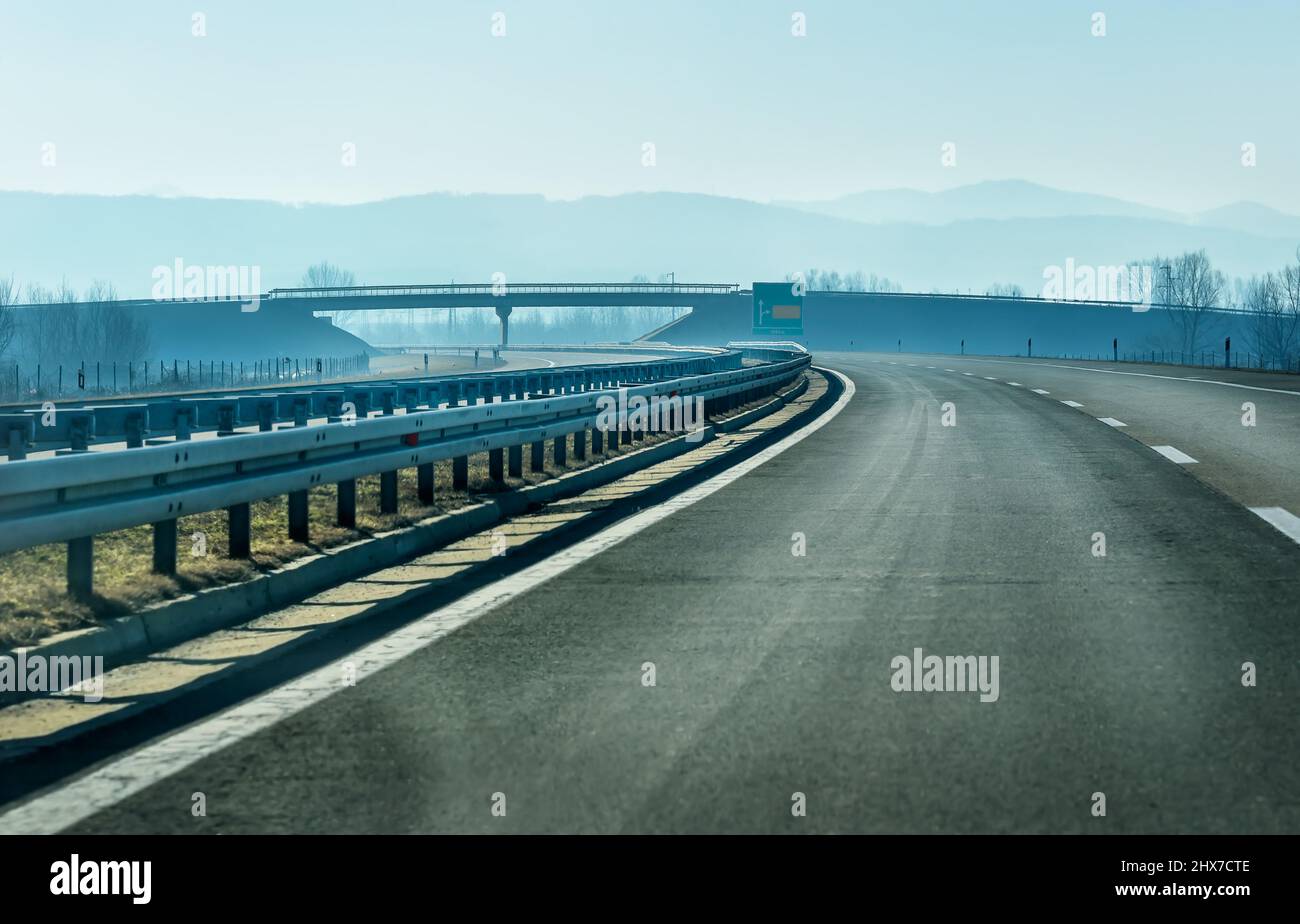Exit road sign hi-res stock photography and images - Alamy