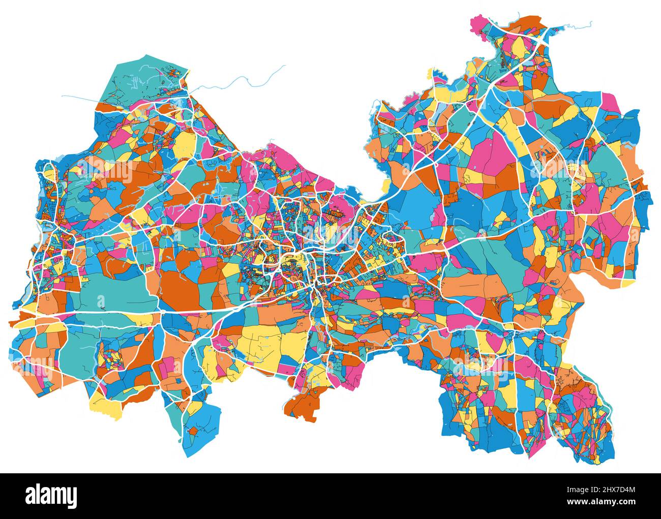 Map Of Guildford England Surrey | History, England, Map, & Facts
