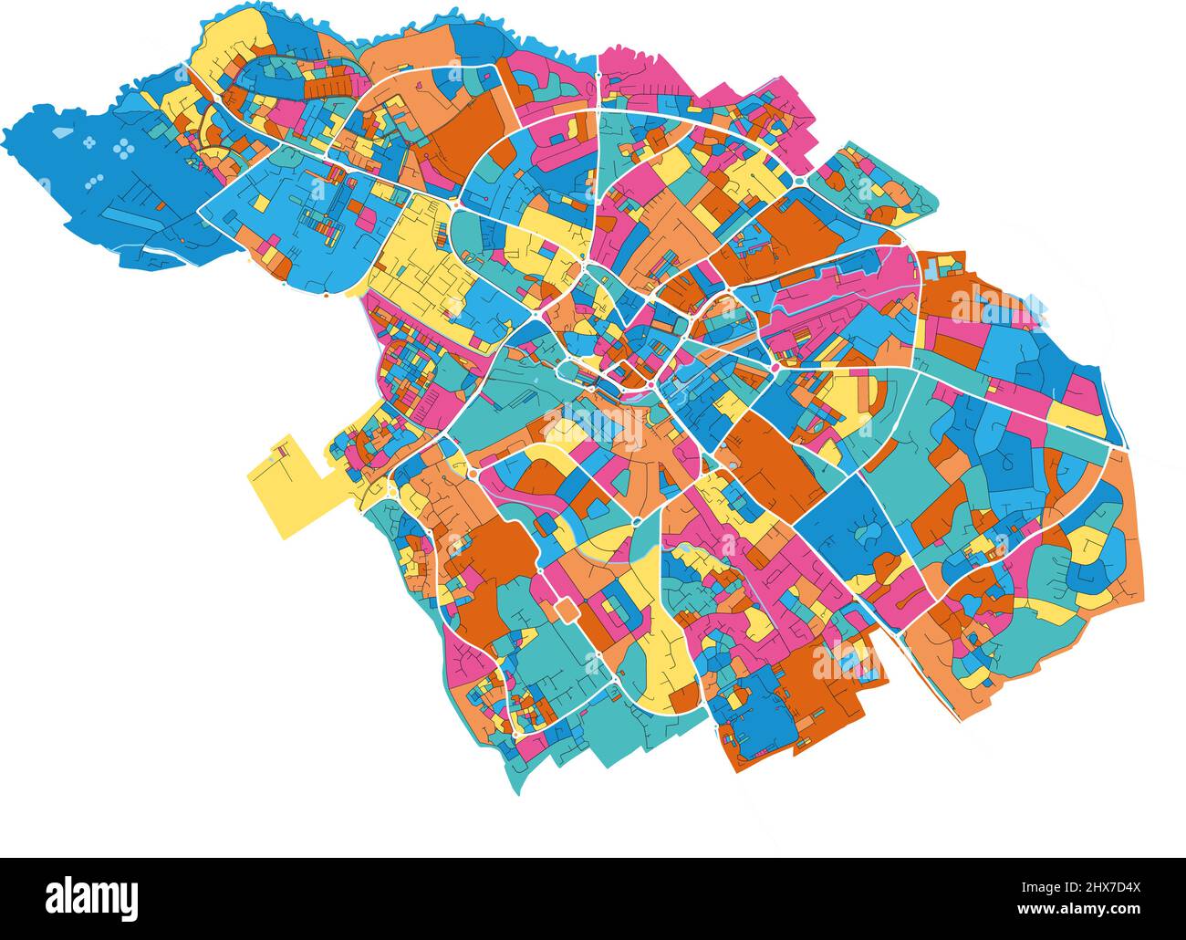 Map of aylesbury hi-res stock photography and images - Alamy