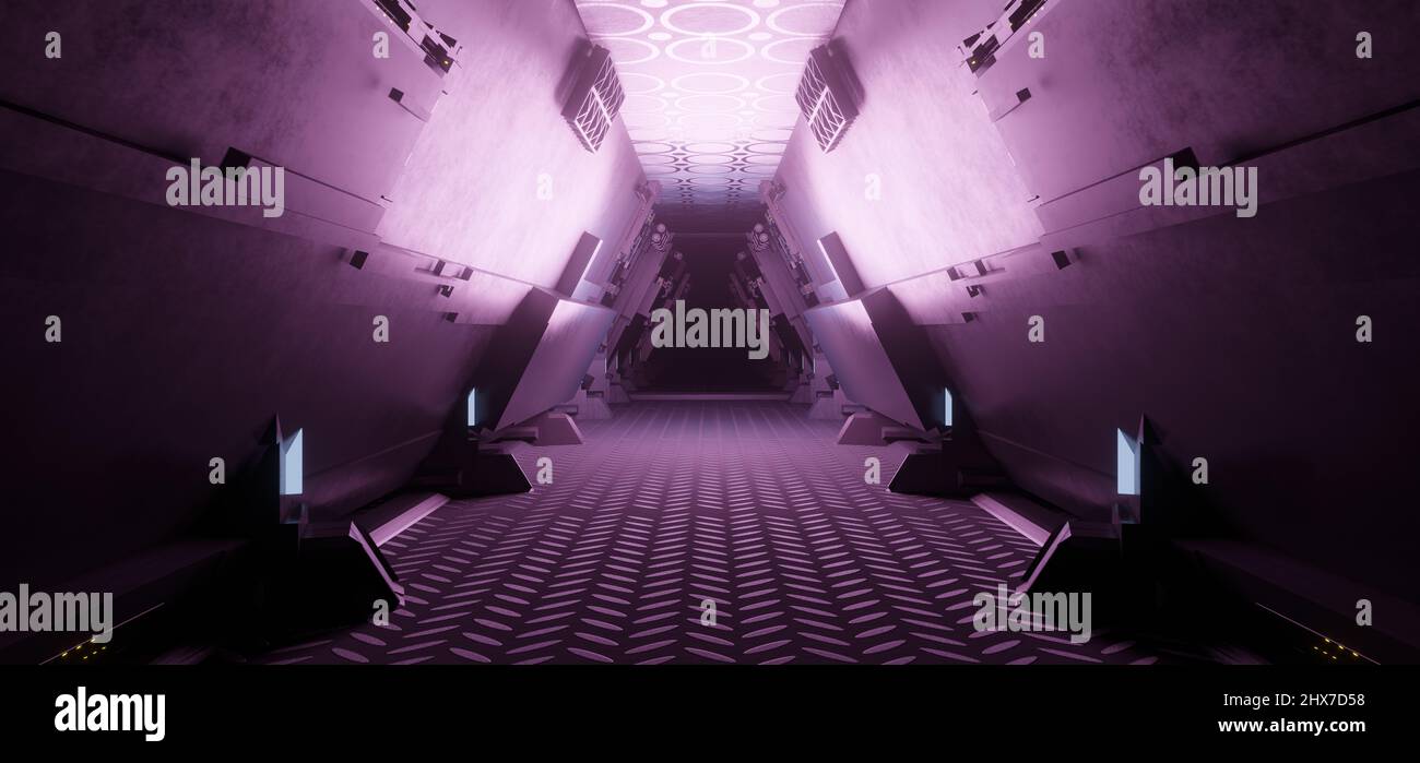 Surreal Technology Technology Schematic Futuristic Showroom Or Hall ...