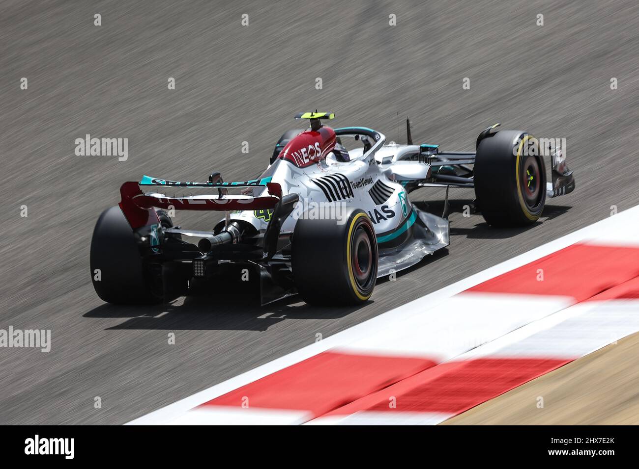 44 HAMILTON Lewis (gbr), Mercedes AMG F1 Team W13, action during the ...