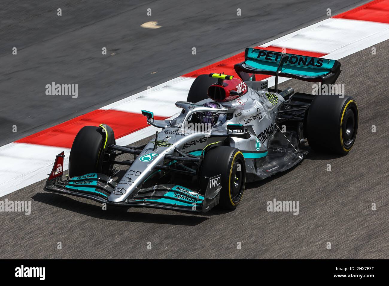 44 HAMILTON Lewis (gbr), Mercedes AMG F1 Team W13, action during the ...