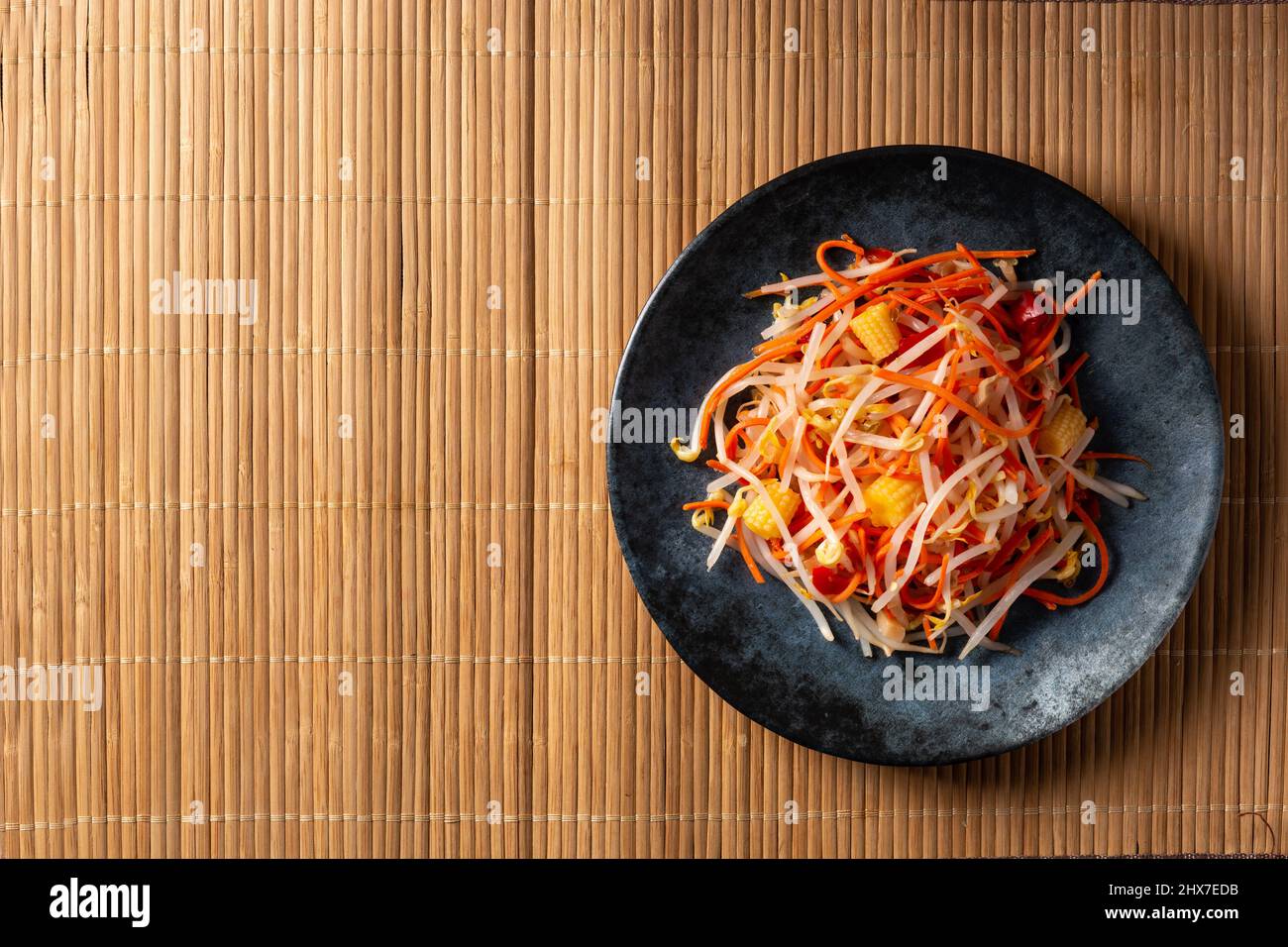 Healthy Chinese cabbage salad in plate Stock Photo - Alamy