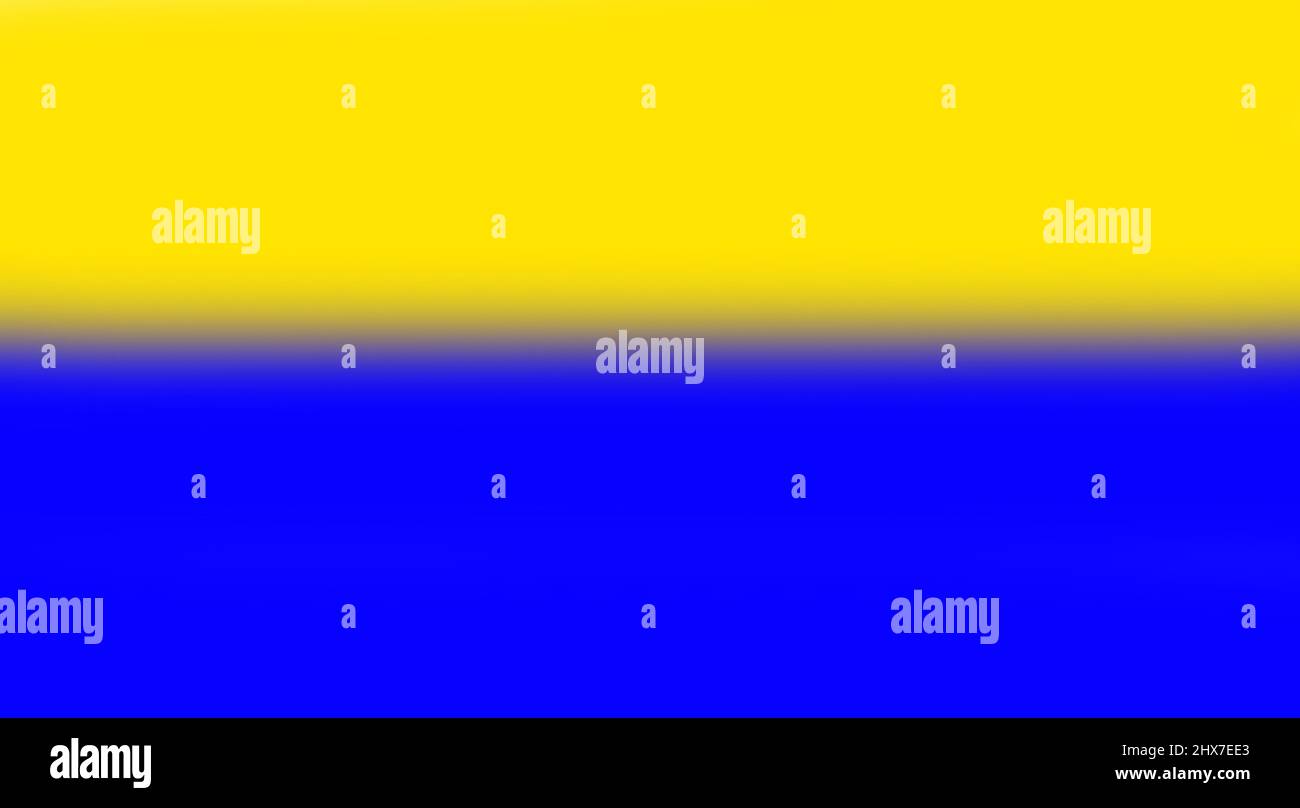 Patriotic banner of blue and yellow color, flag of Ukraine, symbols of ...