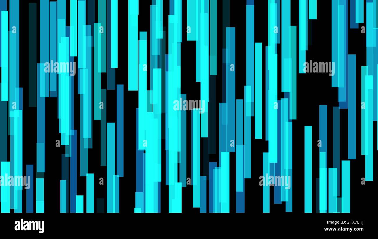 Blue overlap lines. Computer generated 3d render Stock Photo - Alamy