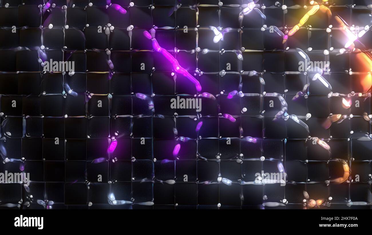 Glow glass elements. Computer generated 3d render Stock Photo - Alamy
