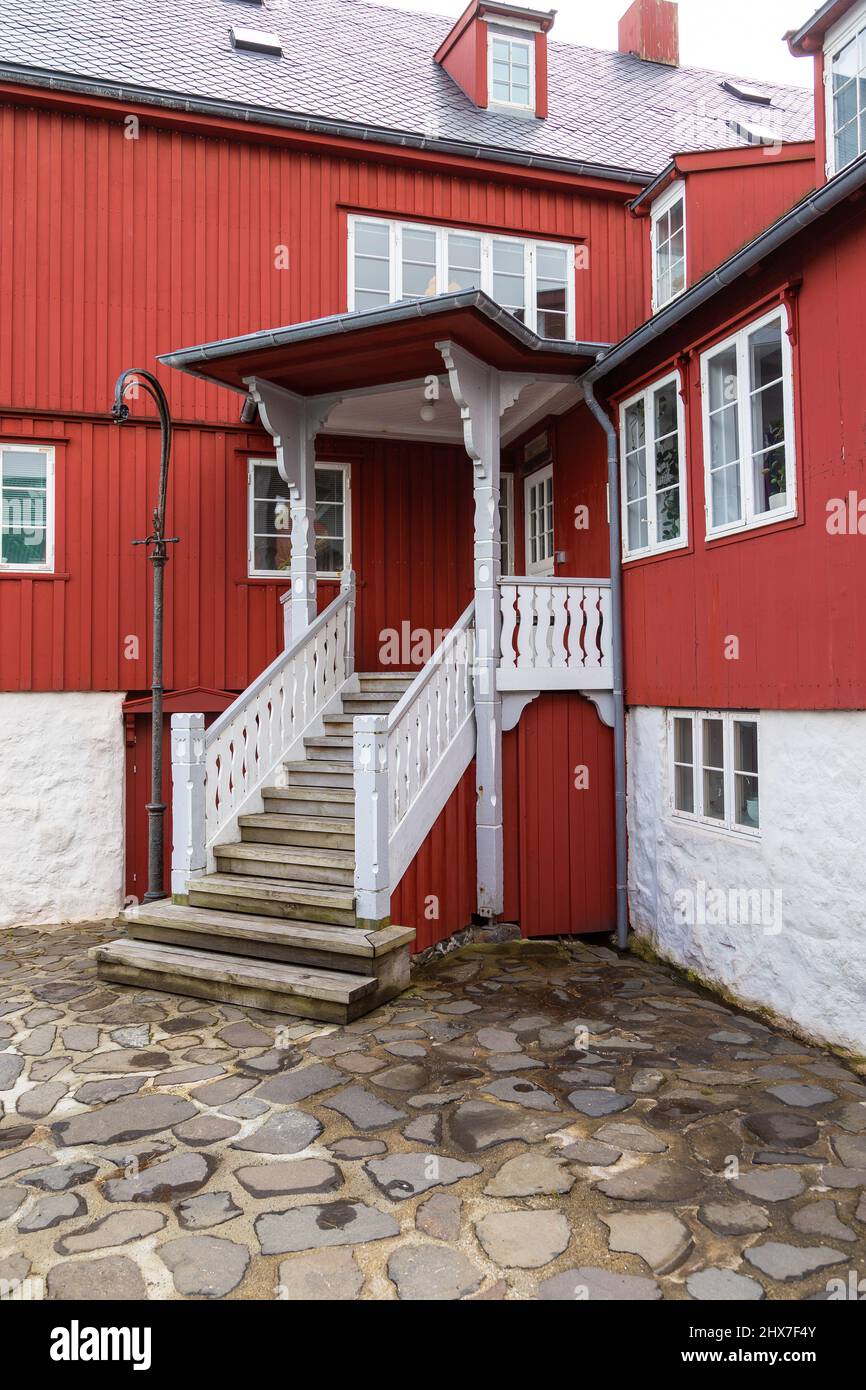 Some old and traditional buildings in Tinganes, Torshavn, Faroe Islands ...