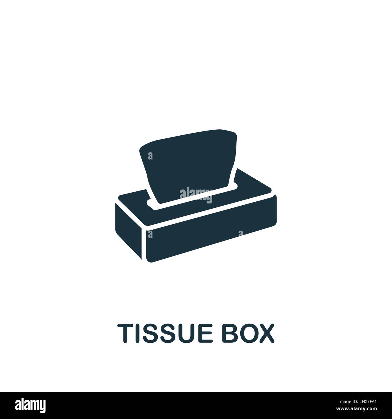 Tissue Box icon. Simple line element symbol for templates, web design ...