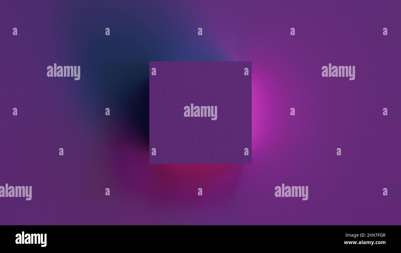 Geometric square with 3d render of light shadows. Minimalistic ...
