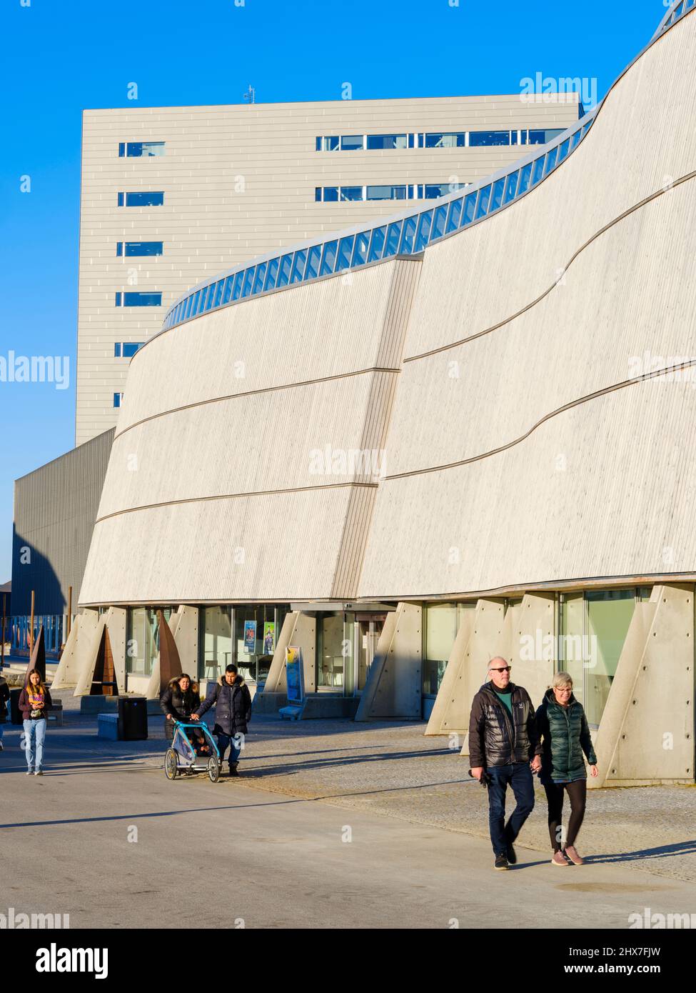 Katuaq, the modern cultural center of Nuuk. Nuuk the capital of ...