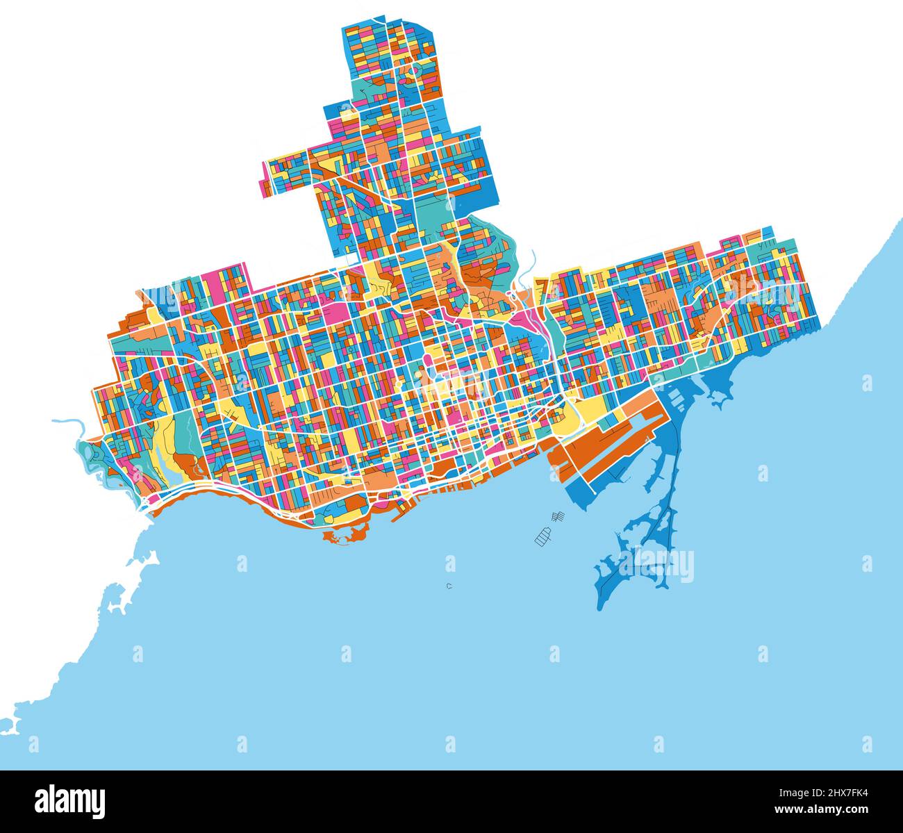 Path toronto Stock Vector Images - Alamy