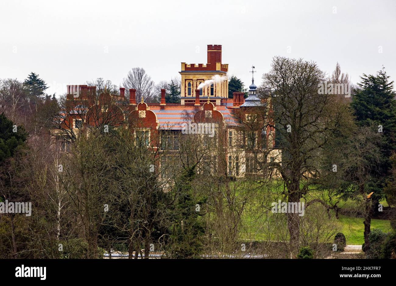 Athlone House in Highgate situated amongst the trees of Hampstead Heath ...