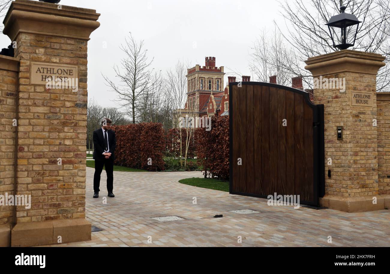 Athlone House in Highgate situated amongst the trees of Hampstead Heath ...