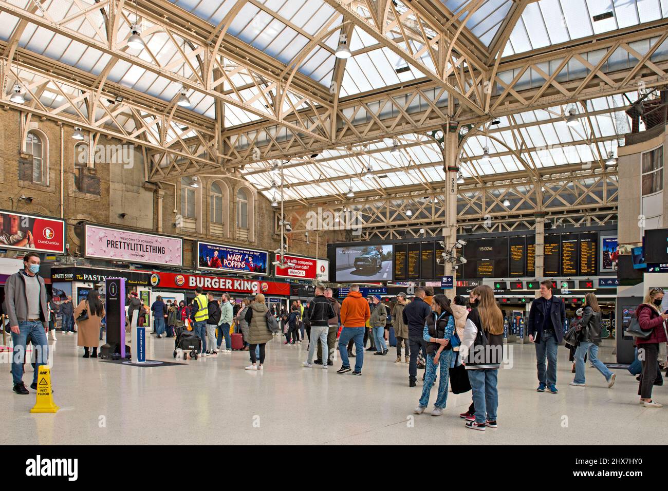 Charing Cross Railway Station, Strand, London, UK Stock Photo - Alamy