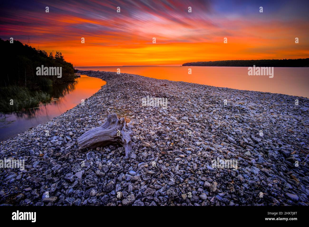 Washington Island, a small island off of the tip of the door County ...