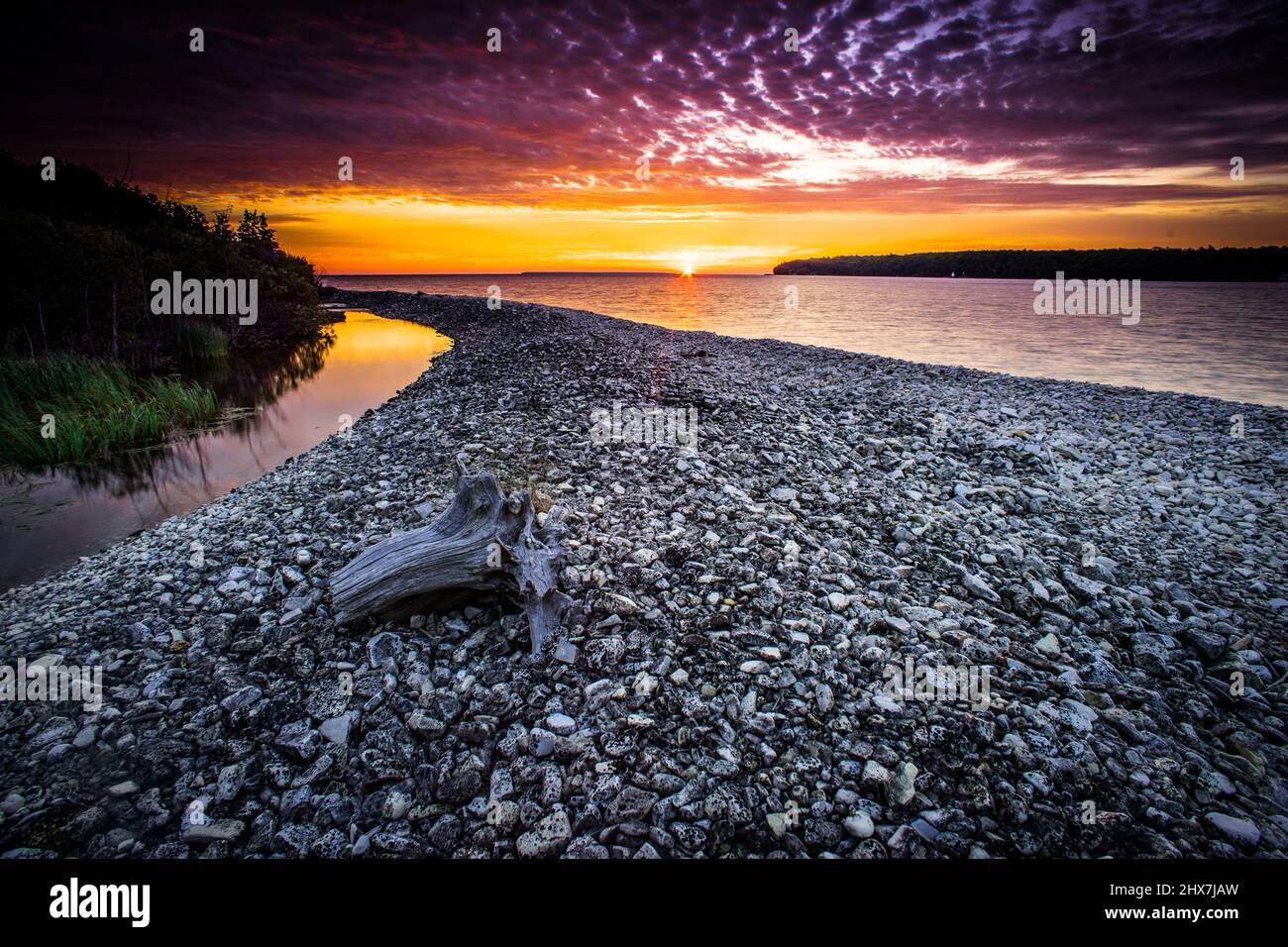 Washington Island, a small island off of the tip of the door County ...