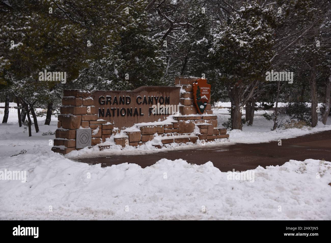 Grand Canyon, AZ., U.S.A. 12/30-31& 1/1/2022. Grand Canyon National ...