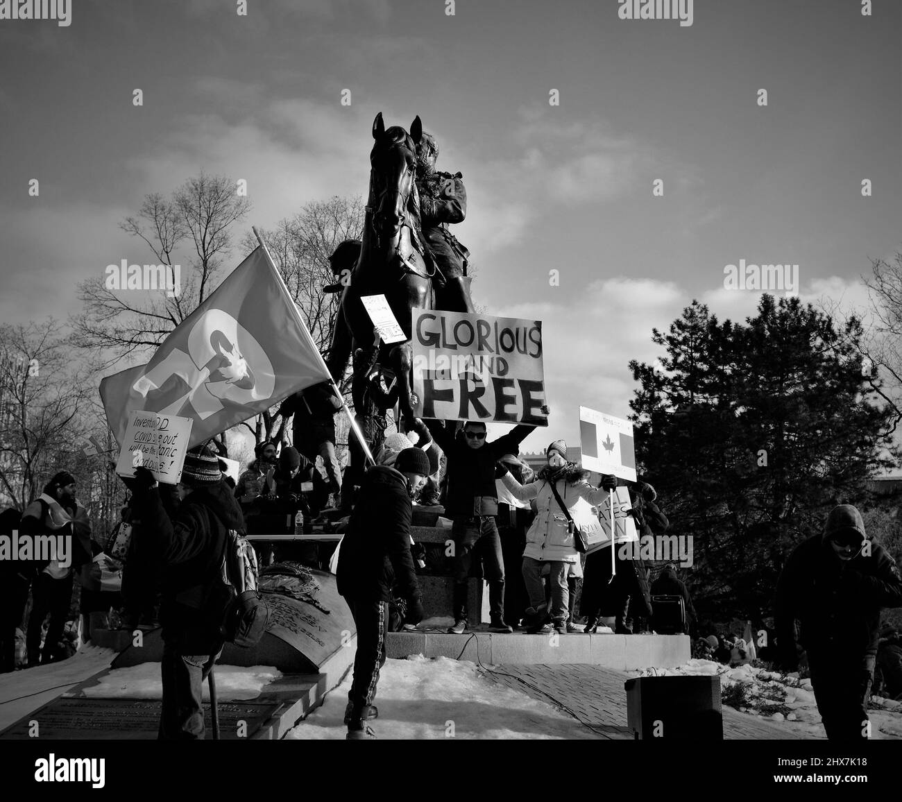 Rally Black and White Stock Photos & Images - Alamy