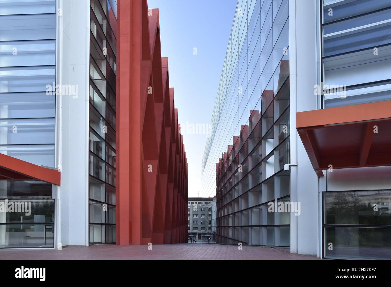 Museum of Human Evolution, modern building exterior in Burgos Spain ...