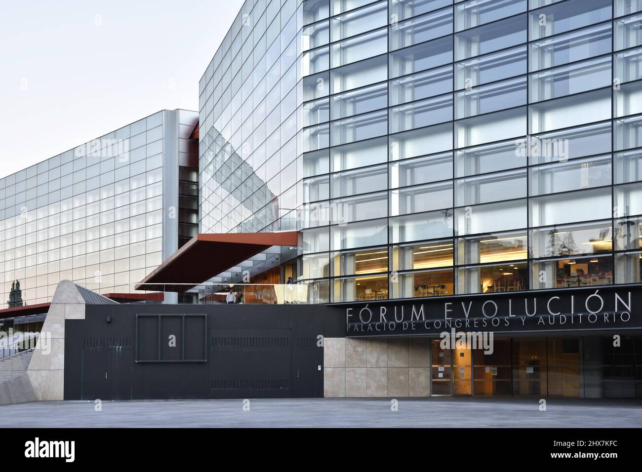 Museum of Human Evolution, modern building exterior in Burgos Spain ...