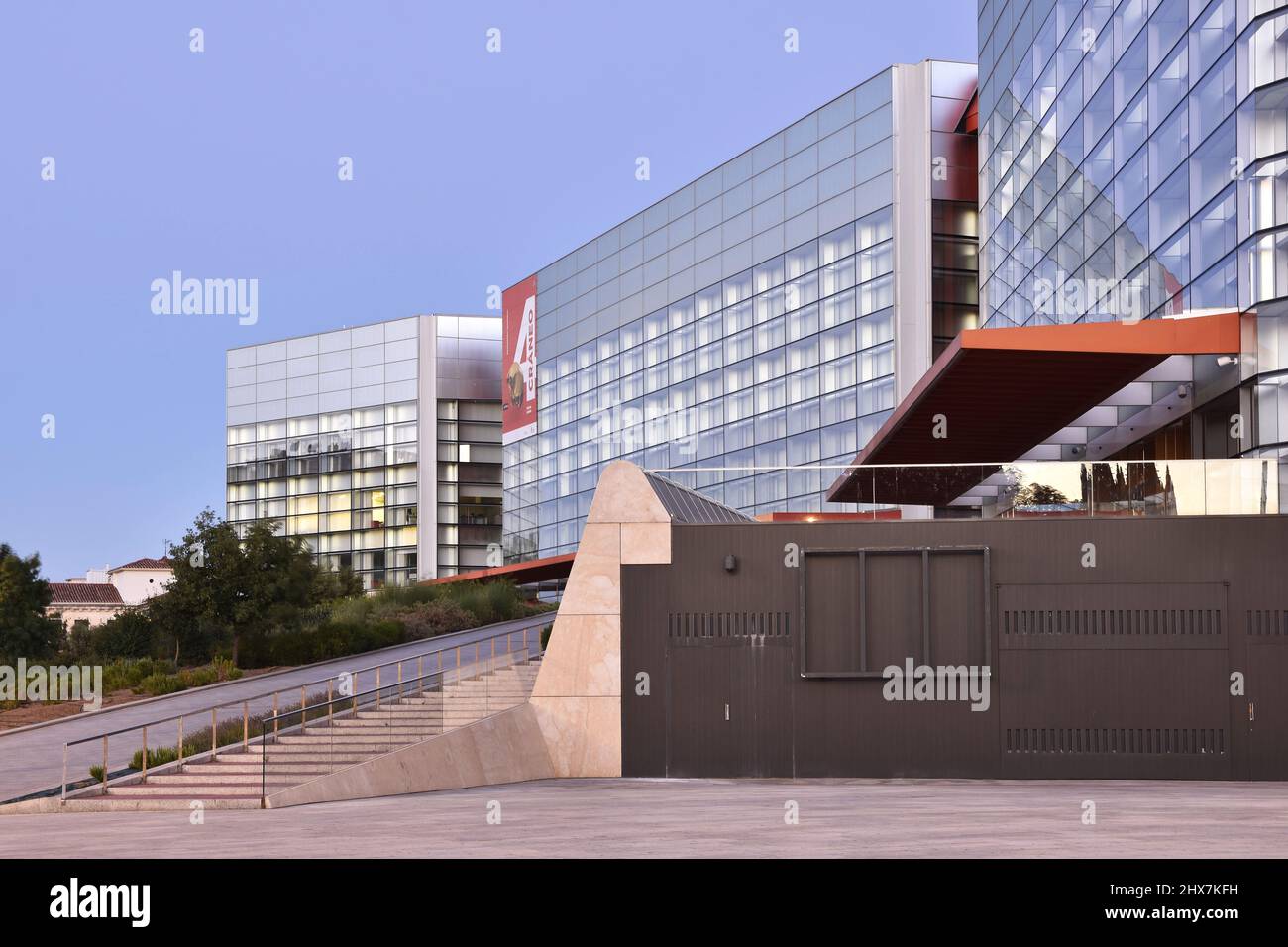 Museum of Human Evolution, modern building exterior in Burgos Spain ...