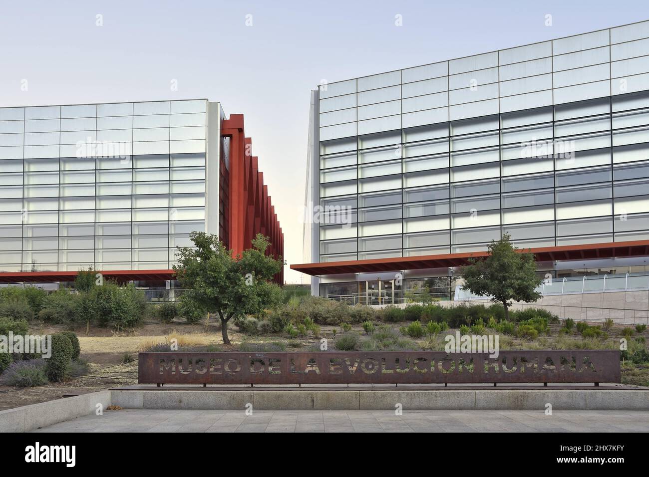 Museum of Human Evolution, modern building exterior in Burgos Spain ...