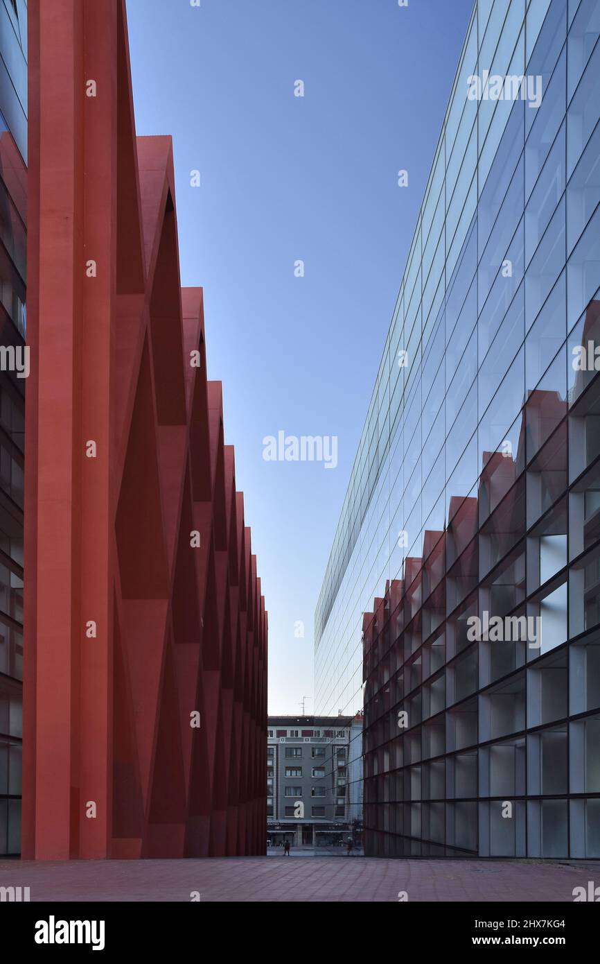 Museum of Human Evolution, modern building exterior in Burgos Spain ...