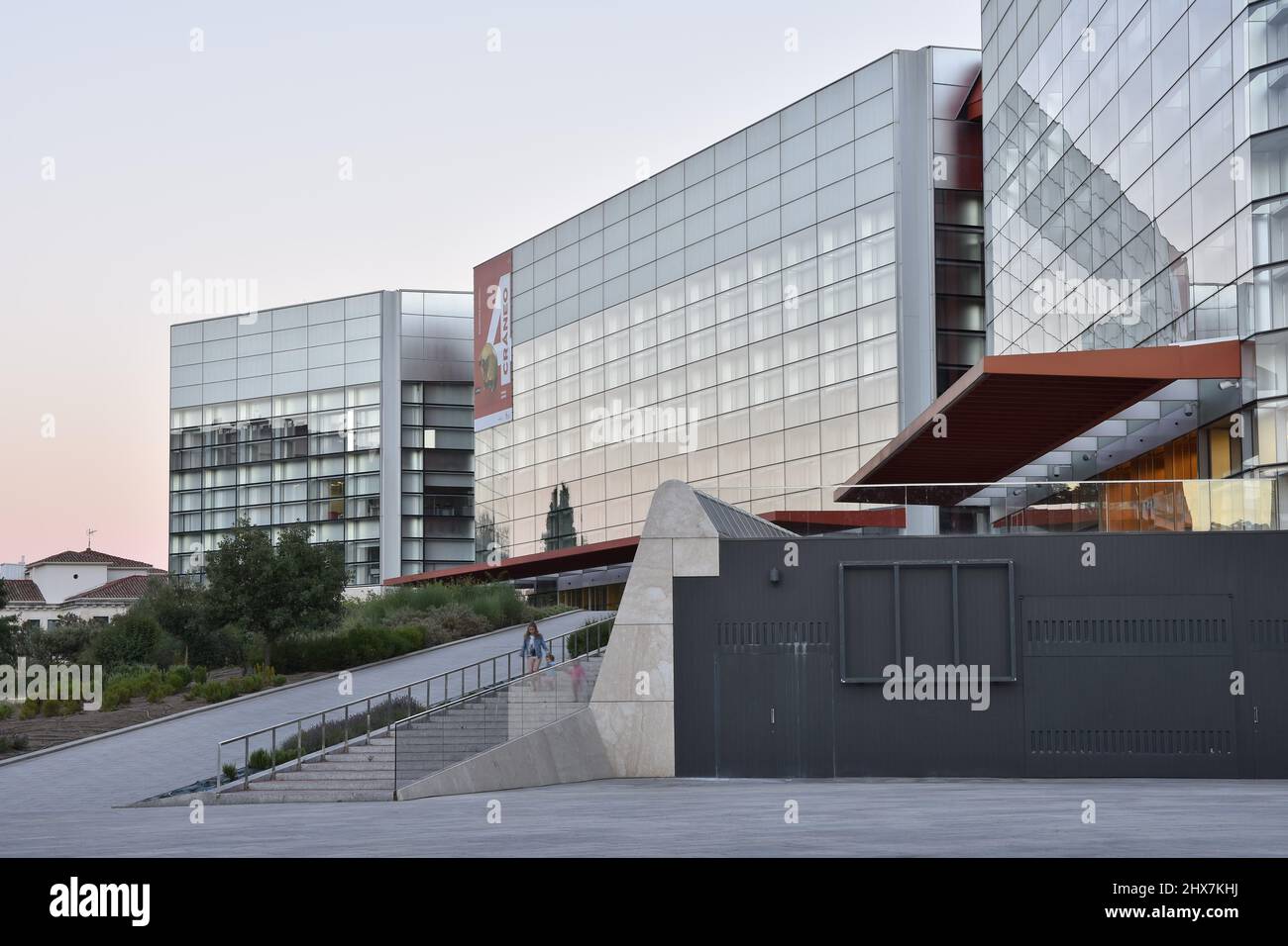Museum of Human Evolution, modern building exterior in Burgos Spain ...