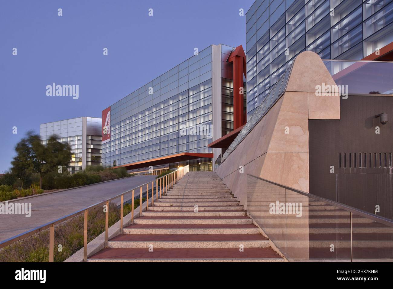 Museum of Human Evolution, modern building exterior in Burgos Spain ...