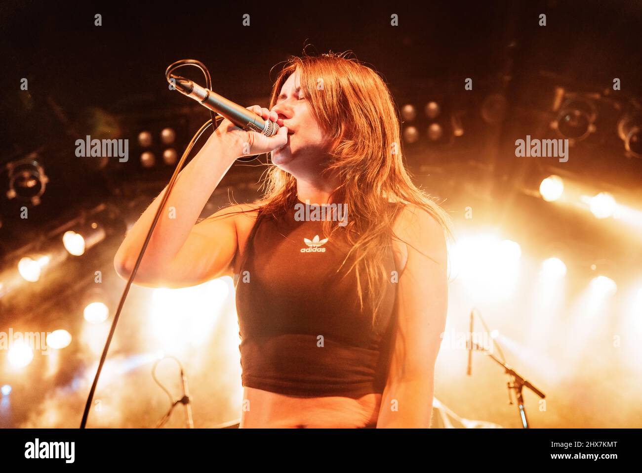 Malmoe, Sweden. 08th, March 2022. The Norwegian punk band Blood Command ...