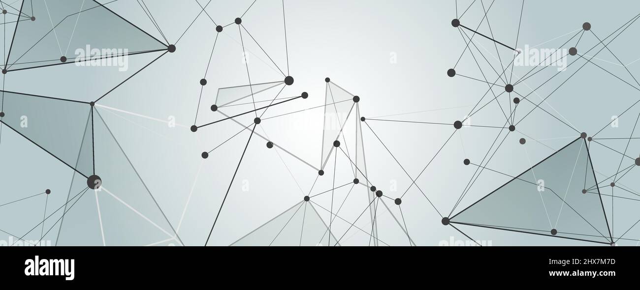 Vector technology connect with lines and dots Stock Vector Image & Art ...