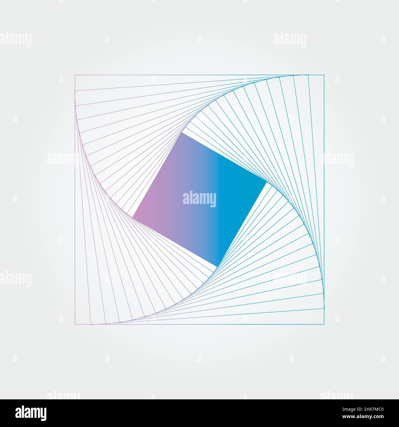 Abstract geometric swirl circle Stock Vector Images - Alamy