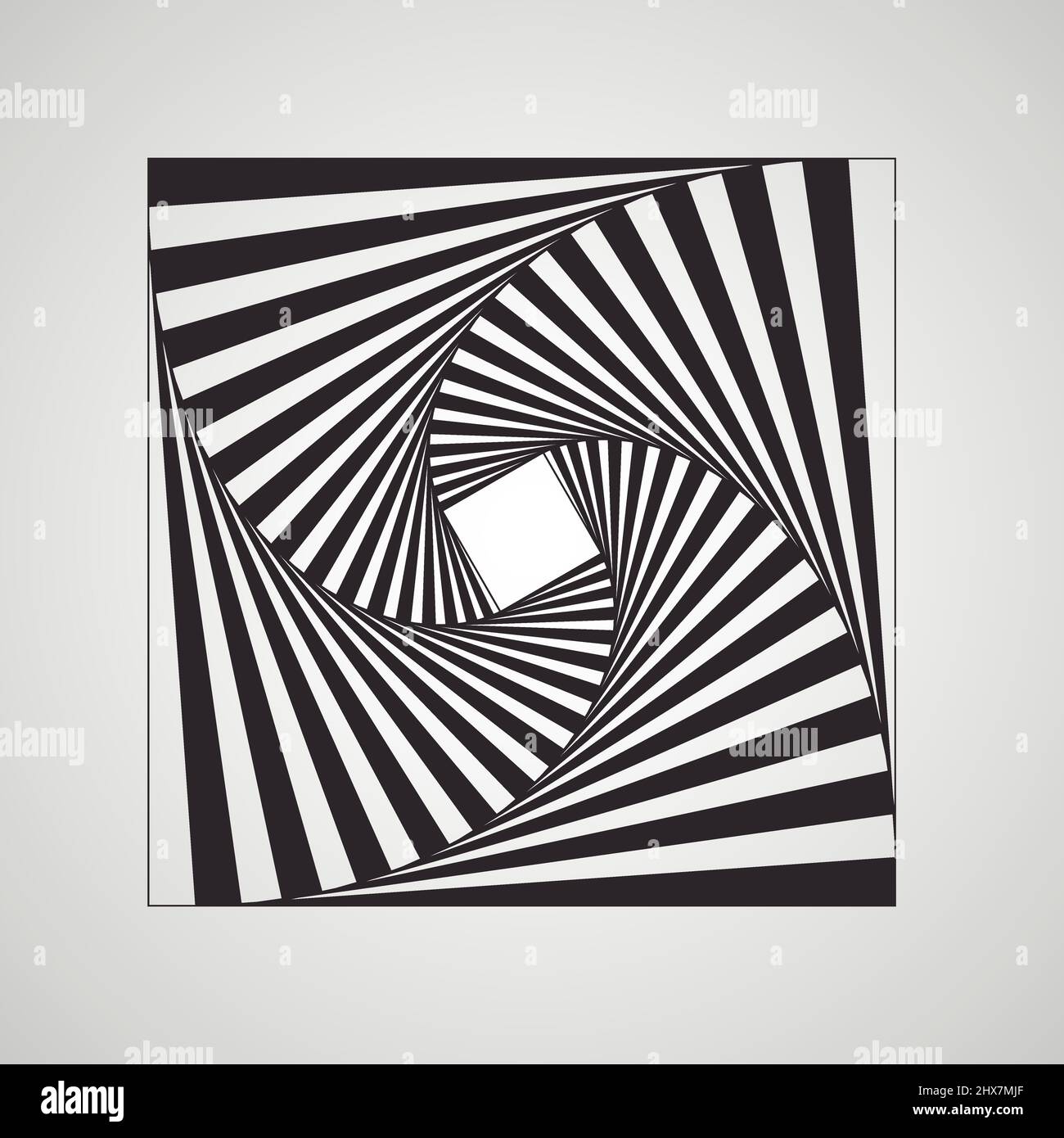 Abstract swirl square vortex structure Stock Vector Image & Art - Alamy