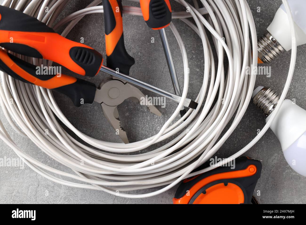 Different electrical tools hi-res stock photography and images - Alamy